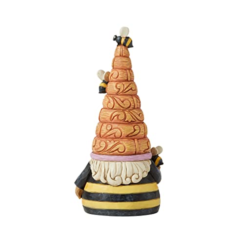 Enesco Jim Shore Heartwood Creek Bumblebee Honeycomb Gnome Figurine, 6 Inches, Multicolor