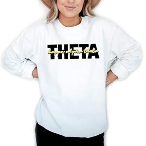 kappa alpha theta signature sweatshirt (medium) white