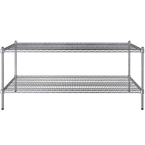 24" x 60" NSF Chrome 2 Shelf Kit with 27" Posts. . Wire Shelving Unit Wire Rack Wire Shelves Pantry Shelf Kitchen Shelves Storage Shelving Metal Storage Shelves Pantry Shelving