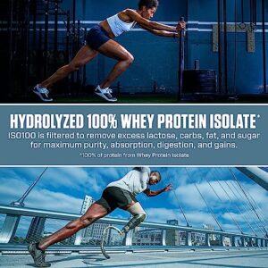 Dymatize ISO100 Hydrolyzed Protein Powder, 100% Whey Isolate Protein, 25g of Protein, 5.5g BCAAs, Gluten Free, Fast Absorbing, Easy Digesting, Cocoa Pebbles, 20 Servings