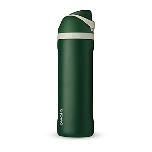 Owala Harry Potter FreeSip Insulated Stainless Steel Water Bottle with Straw, BPA-Free Sports Water Bottle, Great for Travel, 24 Oz, Slytherin