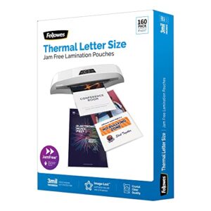 Fellowes® ImageLast UV Thermal Laminating Pouches, Letter Size, 9" x 11-1/2", 3 Mil, Clear, Pack of 160 Pouches