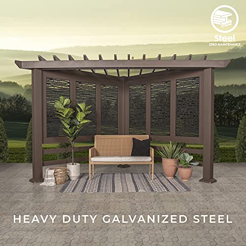 Backyard Discovery Hampton Traditional Steel Cabana Pergola