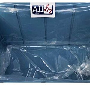 Allinliner Cooler Liner - 3-Pack Disposable Cooler Insert Liner - BPA-Free Plastic Liner for Carry Cooler - Heavy-Duty Liners for 60qt-95qt Day Coolers - Great for Fishing, Hunting, Camping, BBQ