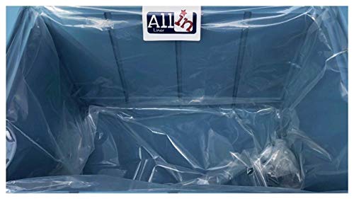 Allinliner Cooler Liner - 3-Pack Disposable Cooler Insert Liner - BPA-Free Plastic Liner for Carry Cooler - Heavy-Duty Liners for 60qt-95qt Day Coolers - Great for Fishing, Hunting, Camping, BBQ