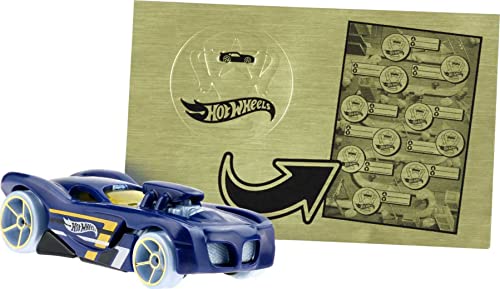 Hot Wheels HW Rewards Cars Themed Assorted 10-Pack of Individually Wrapped 1:64 Scale Vehicles & Gold Stickers, Gifts for Kids 3 Years Old & Older