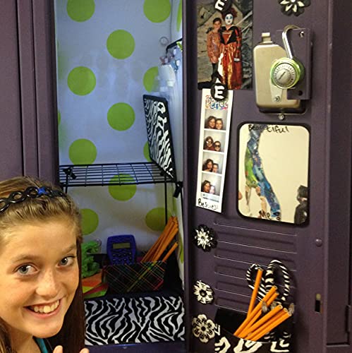 Bemaxy Foldable Student Locker Shelf Organizer, Fits for 12 inch Width Lockers, Back to School Supply (Purple)