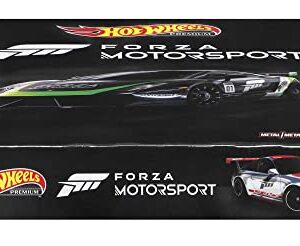 Hot Wheels Forza 5-Pack of Toy Video Game Race Cars, 1:64 Scale with Authentic Details & Realistic Decos, Gift for Collectors & Kids 3 Years & Up [Amazon Exclusive]