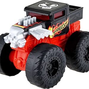 Hot Wheels Monster Trucks Roarin’ Wreckers, 1 1:43 Scale Truck with Lights & Sounds, Plays Truck's Theme Song, Toy for Kids 3 Years Old & Older