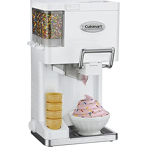 Cuisinart ICE-45P1 Soft Serve Ice Cream Maker Bundle with 1 YR CPS Enhanced Protection Pack