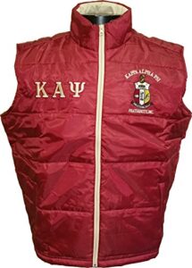 kappa alpha psi buffalo dallas mens vest [sleeveless - crimson red - 2xl]