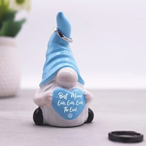 Mom Birthday Gifts- Best Mom Ever Gift- Mothers Day Gift- Best Mom Ever Ever Ever The End, Gnome Ring Holder Gift for Mom,MY-ALVVAYS -GRH012