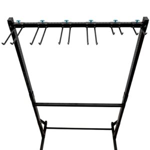 StoreYourBoard Freestanding Tool Storage Rack, Garage Floor Stand, Adjustable Garden Tool Organizer, Industrial Steel