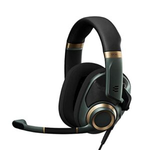 epos h6pro - open acoustic gaming headset with mic - lightweight headband - comfortable & durable design - xbox headset - ps4 headset - ps5 headset - pc/windows headset - gaming accessories (green)