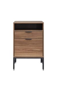 unique furniture wilbert file cabinet, walnut