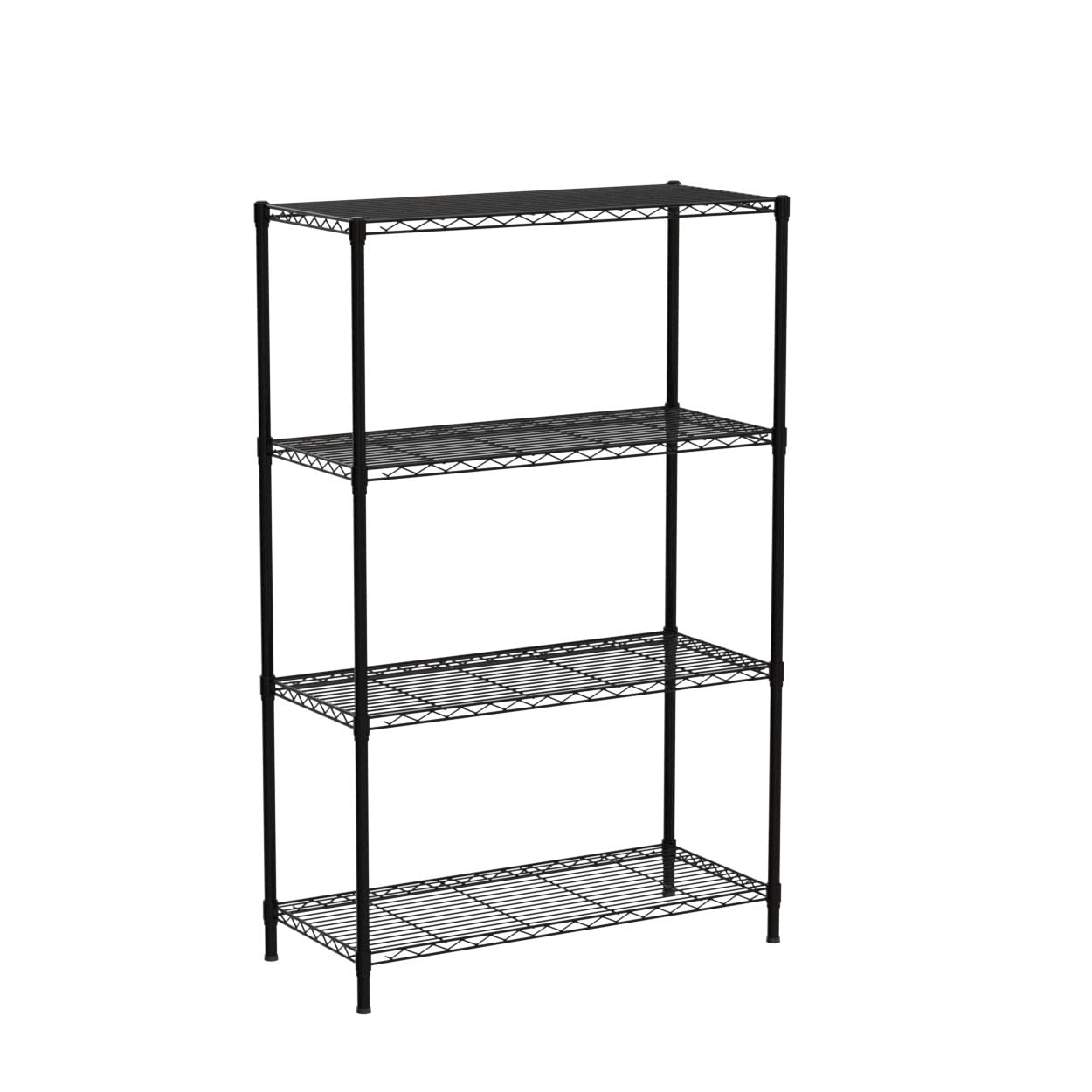 Catalina Creations 4-Shelf Shelving Unit with Shelf Liners Set of 4, Adjustable Rack Unit, Steel Wire Shelves, Shelving Units and Storage Rack for Kitchen and Garage (35.5W X 15.8D X 54H)