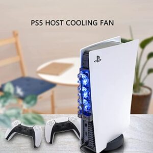 PS5 Cooling Fans, Playstation 5 Cooling Fan Compatible with PS5 Discs Edition and Digital Edition