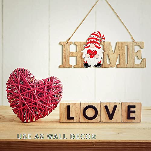 LittleFox 3D Gnome Interchangeable Seasonal Welcome Sign (Upgrade Designed) DIY with 8pcs Detachable Magnet Holiday Icons, Great for Rustic Farmhouse Decor or Housewarming Gift.