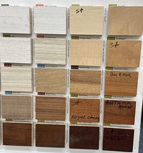 samples of melmine shelves colors tfkusa made, choose singles or book.