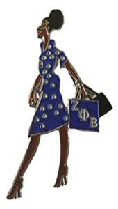 zeta phi beta sorority diva pin