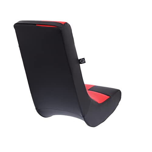 THE CREW FURNITURE Boost Video Rocker Gaming Chair, Polyurethane, Red