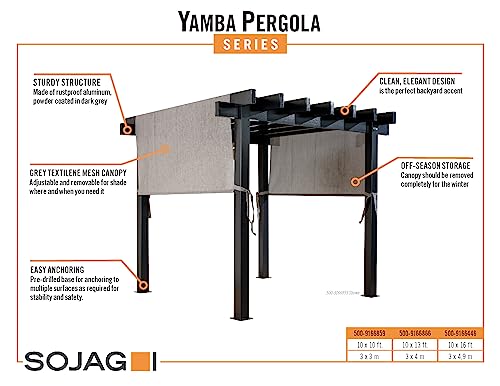 Sojag Yamba 10 ft. x 13 ft. Pergola