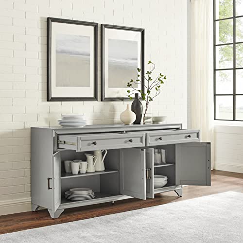 Crosley Furniture Tara Sideboard, Distressed Gray