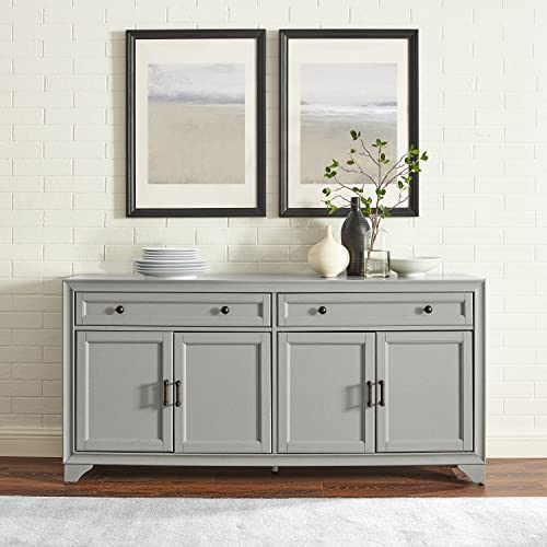 Crosley Furniture Tara Sideboard, Distressed Gray