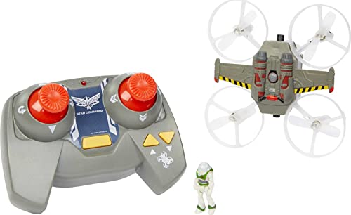 Hot Wheels Rc Space Ranger Jetpack & Buzz Lightyear Figure, Remote-Control Flying Ship From Disney and Pixar Movie Lightyear