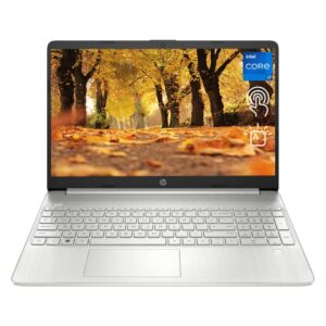 hp 15.6" full hd touchscreen laptop, intel core i7-1165g7 processor, 20gb ram, 1tb ssd, webcam, sd card reader, hdmi, fp reader, backlit keyboard, bluetooth, wi-fi, windows 11 home, natural silver