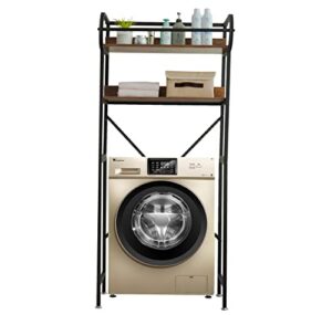 piklomo 2-tier bathroom room shelf washing machine storage utility rack over the toilet washer dryer storage shelf bathroom organizer rack space saving shelving units