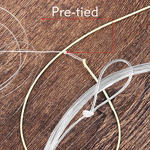 SF 6PCS Pre Tied Loop Fly Tapered Leader Nylon Fly Fishing Trout Leader Line 7.5FT-5X