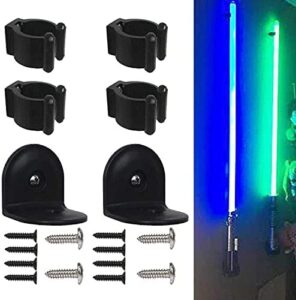 lightsaber wall mount display stand light saber holder wall rack wall mount bracket, ideal for use in commercial and residential environments - hardware included, (2 set)