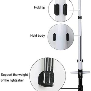 Lightsaber Wall Mount Display Stand Light Saber Holder Wall Rack Wall Mount Bracket, Ideal for use in commercial and residential environments - Hardware Included, (2 Set)