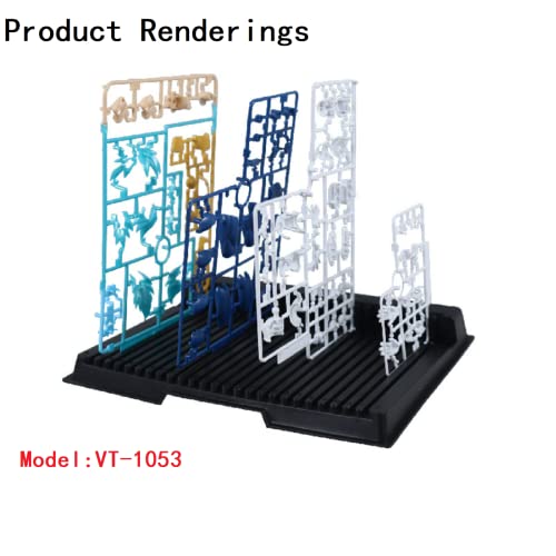 volunt Plastic Parts Shelf,Model Shelf,Placing Rack,Plastic Tool Drawer Storage Container Storage Box, Suitable for Gundam DIY Model Making Accessories of Model Action Figures… (VT-1052)