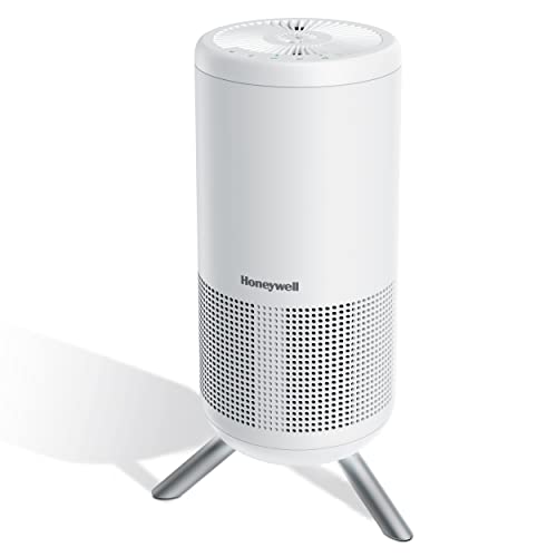 Honeywell Designer UltraQuiet Technology HEPA Air Purifier Tower, Medium-Large Room (190 sq ft) White – Features Intelligent Auto Mode - Wildfire, Smoke and Airborne Allergen Air Purifier, HPA830