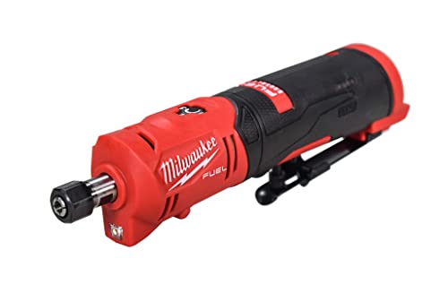 Milwaukee 2486-22 M12 FUEL 12V Straight DieGrinder Kit with (2) 2.0Ah Battery, Charger & Tool Bag