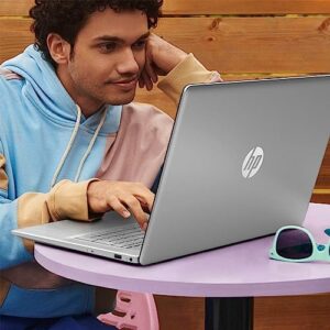 HP 2022 17.3" HD+ BrightView Laptop, Intel Core i3-1115G4 Processor (Beats i5-1035g1), 32GB RAM, 1TB PCIe SSD, Intel UHD Graphics, HD Webcam, HD Audio, Windows 11, Silver, 32GB Snowbell USB Card