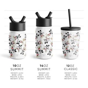 Simple Modern Star Wars Darth Vader Kids Water Bottle with Straw Lid | Insulated Stainless Steel Reusable Tumbler Gifts for School, Toddlers, Boys | Summit Collection | 14oz, Darth Vader