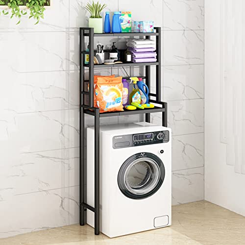 Articles for daily use Adjustable Bathroom Organizer Above Washer Dryer Storage Shelf, Over The Washing Machine Space Saving Rack, Laundry Room Balcony Shelving Units, 69X60X177cm