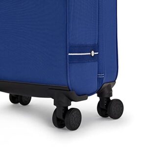 Kipling Spontaneous S Softside Spinner Wheel Luggage, Cabin Sized, Elastic Straps, Admiral Blue CL, 13''L x 20.75''H x 8.25''D