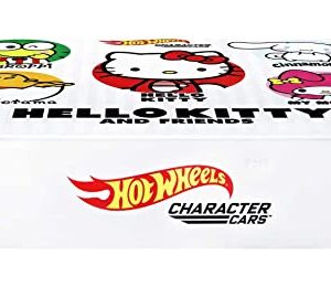 Hot Wheels Sanrio Character Car 5-Pack, Toy Cars in 1:64 Scale: Hello Kitty, Keroppi, Gudetama, Cinnamaroll & My Melody