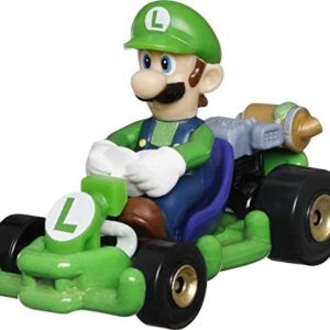 Hot Wheels Mario Kart Vehicle 4-Pack, Set of 4 Fan-Favorite Characters Includes 1 Exclusive Model, Collectible Gift for Kids & Fans Ages 3 Years Old & Up