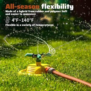 Worth Garden Hybrid 25 Feet Garden Hose, No Leak 5/8-Inch Flexible Lightweight Water Hose - Male to Female Fittings - 8 YEARS WARRANTY