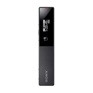 sony icd-tx660 - slim digital voice recorder with oled display,black