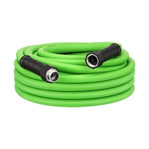 dewenwils garden hose 25 ft x 5/8", water hose with swivelgrip, heavy duty, lightweight, flexible hose for plants, car, yard, 3/4 inch solid fittings, drinking water safe