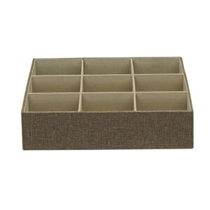 Household Essentials 3 Piece Starter Set, Latte Drawer Organizer, 3 Count (Pack of 1), Brown