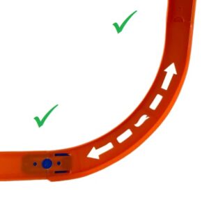 Hot Wheels Curve Tracks Expansion Packs ~ Includes 8 Curved Track Pieces & 4 Connectors ~ 10" Long