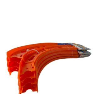 Hot Wheels Curve Tracks Expansion Packs ~ Includes 8 Curved Track Pieces & 4 Connectors ~ 10" Long