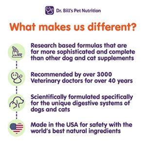 Dr. Bill’s Feline Immune Support | Immune Support for Cats | Colostrum for Cats | Pet Supplement | Includes Beta Glucan, Lactoferrin, Colostrum, Zinc, Coenzyme Q-10, and Bifidobacterium